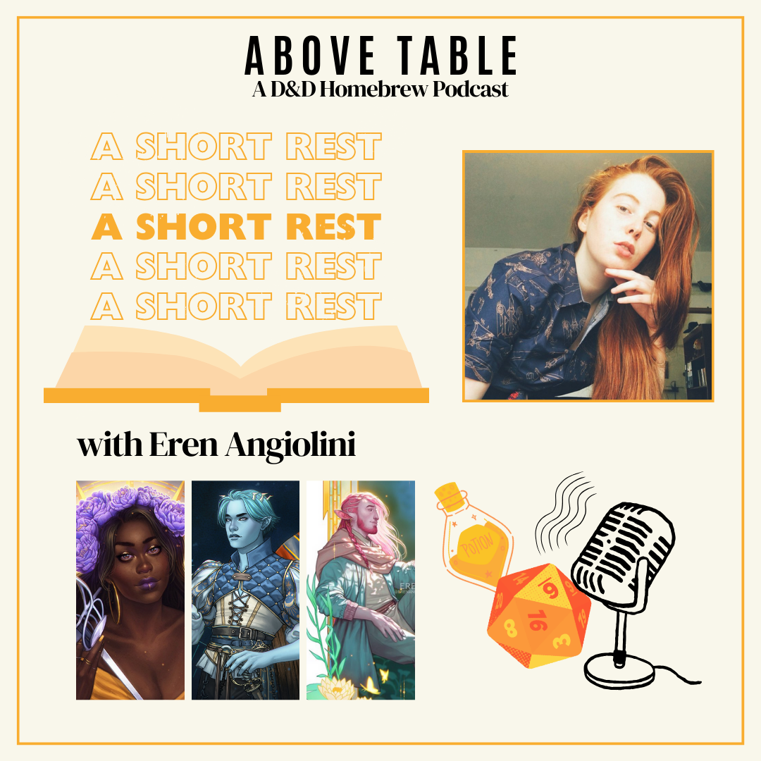 A Short Rest with Eren Angiolini – Above Table